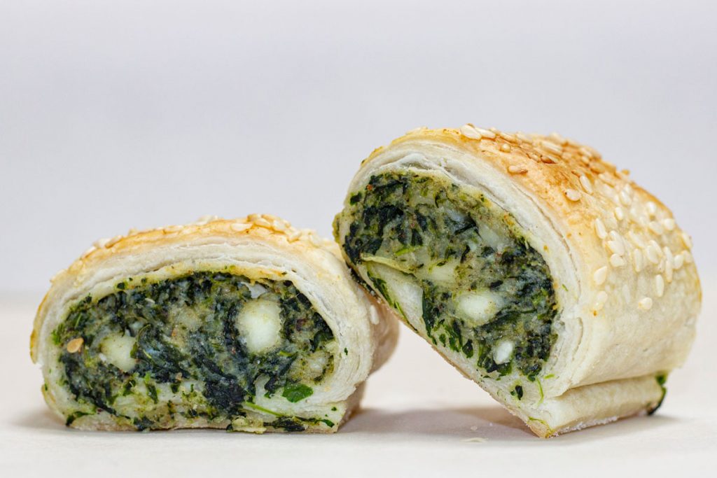 Cheese & Spinach Rolls (v) | Perrymans Bakery