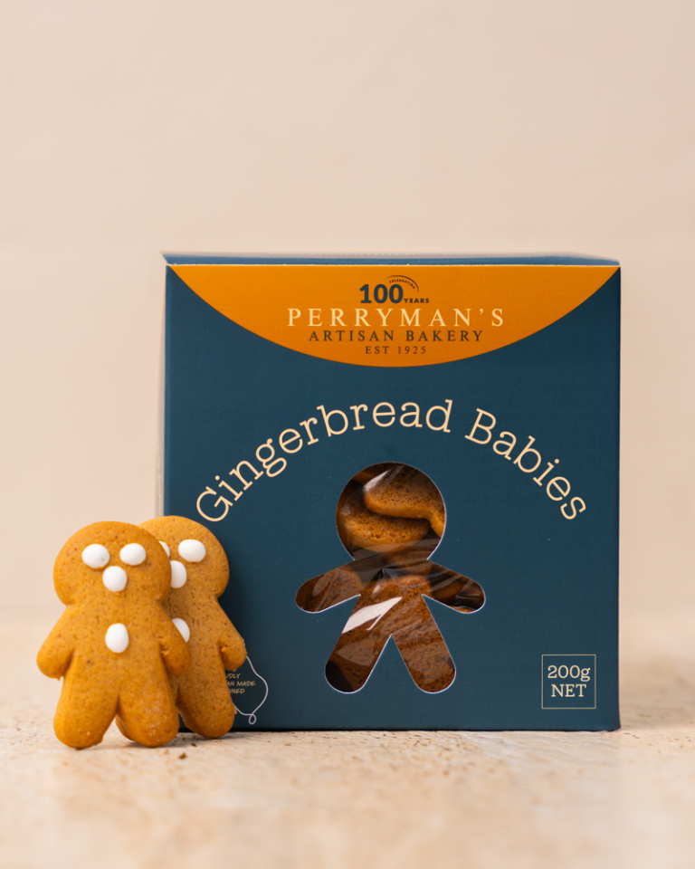 Gingerbread Babies 200g Box | Perrymans Bakery